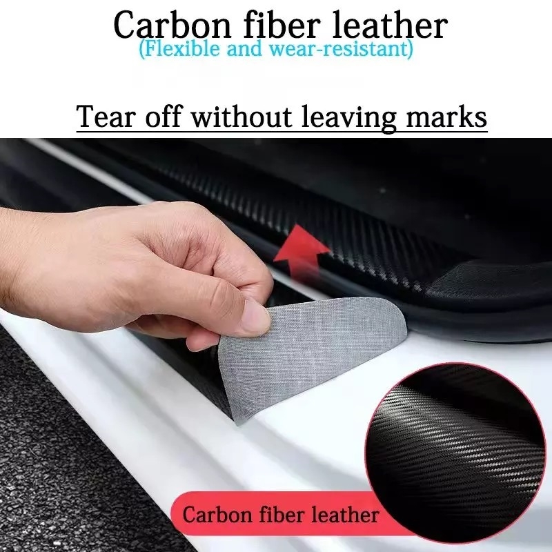 Carbon Fiber Car Door Sill Protectors 4pcs Set– Stylish And Durable ...