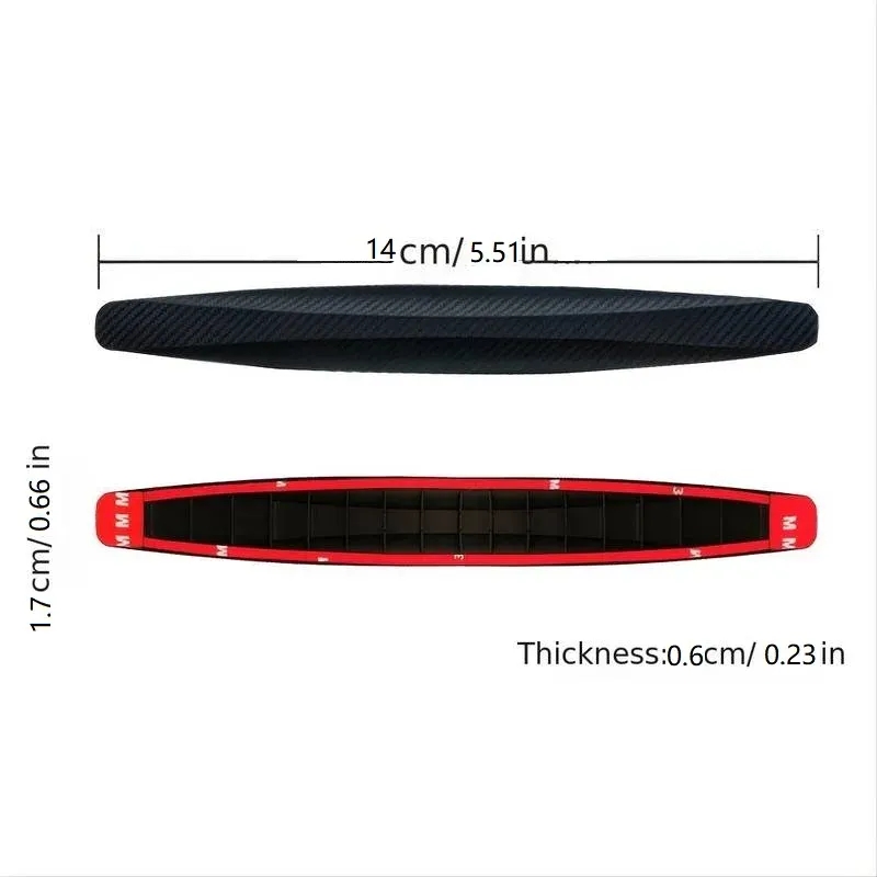 Car Bumper Protector Rubber Stickers, Anti-Scratch Sticker