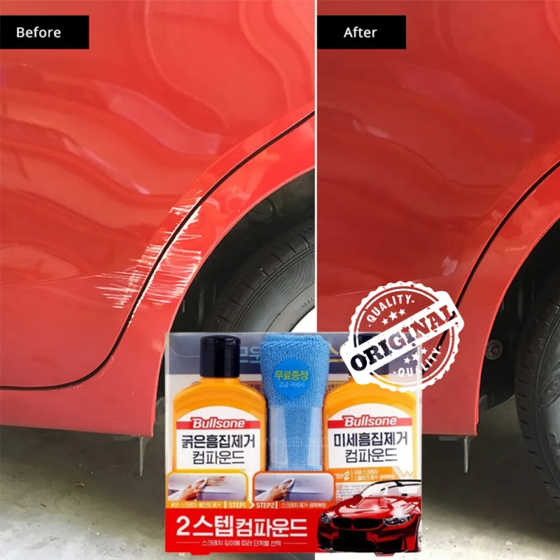 Bullsone Scratch Remover Compound With Polish Kit Original Korean For ...