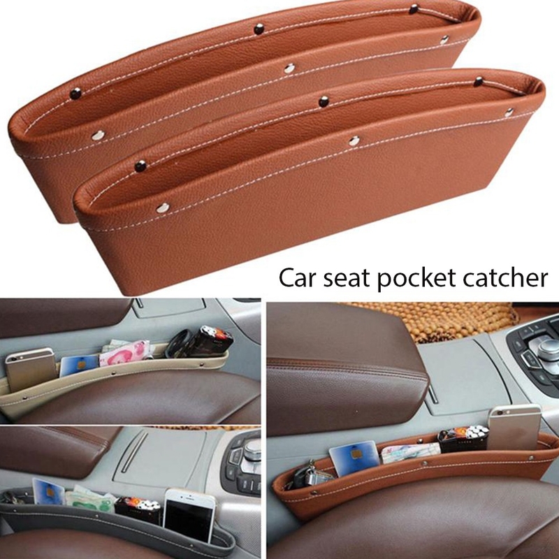Car Seat Pocket Catcher: Car Seat Gap Filler Organizer: Car Seat Pocket ...