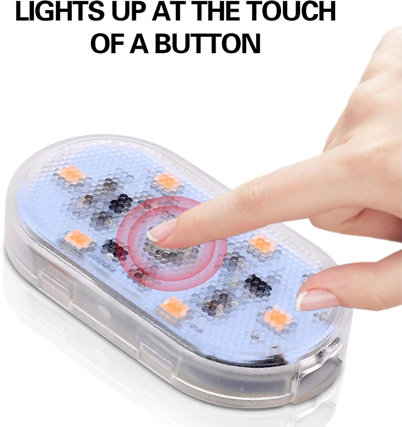 Car Roof Light - Strong Magnetic LED Interior Light, USB Rechargeable ...