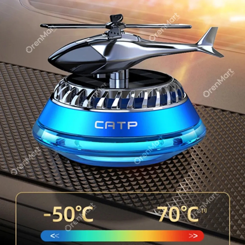 Solar Car Perfume Diffuser Helicopter Car Dashboard Showpiece: Eco ...