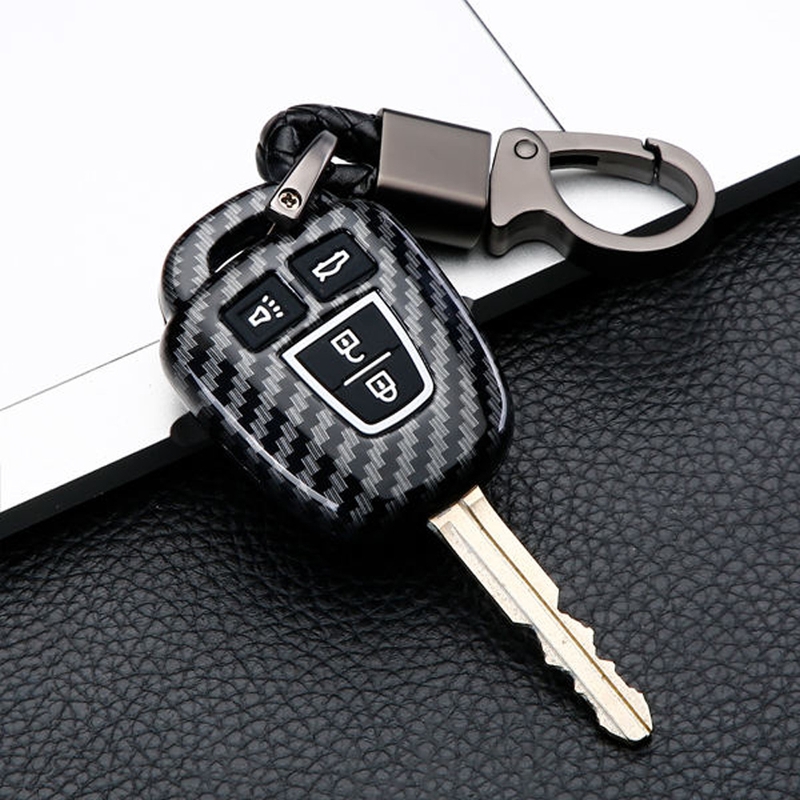 Carbon Fiber Key Cover for Toyota Aqua And Axio