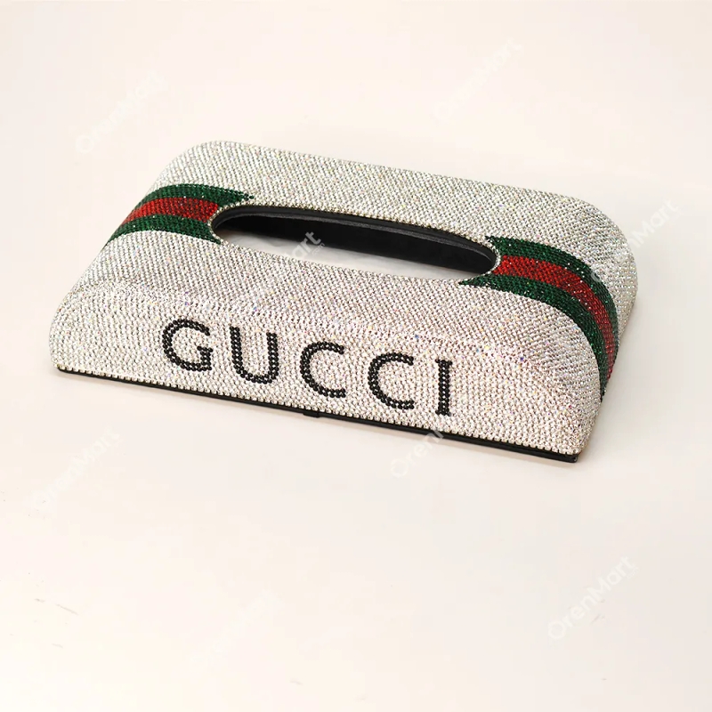 Luxury Gucci Car Tissue Box - Elegant Design for Stylish Vehicle Interiors