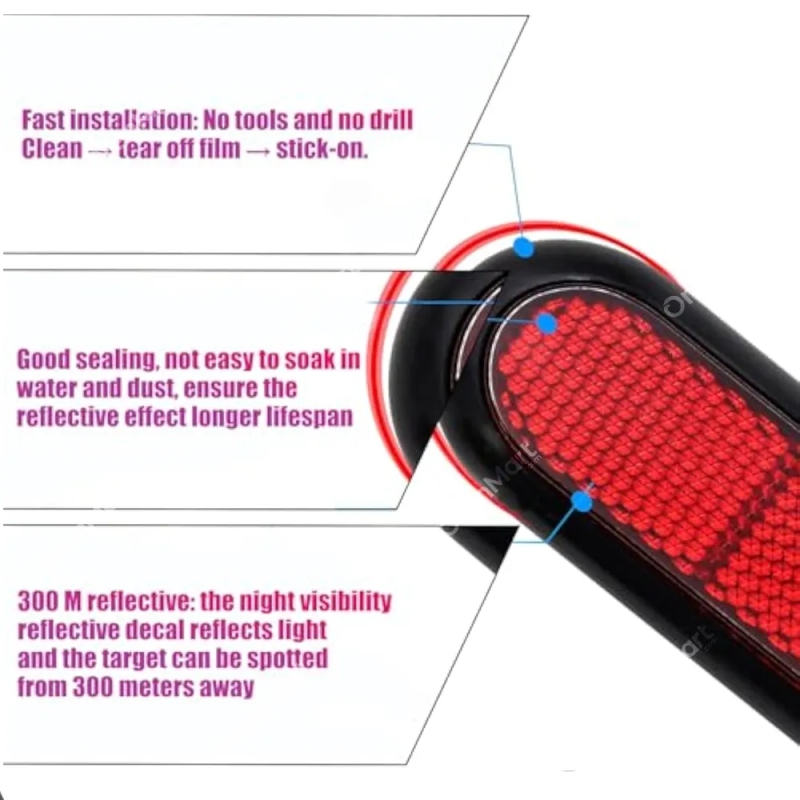 Car Reflective Warning Sticker 2 pcs Set