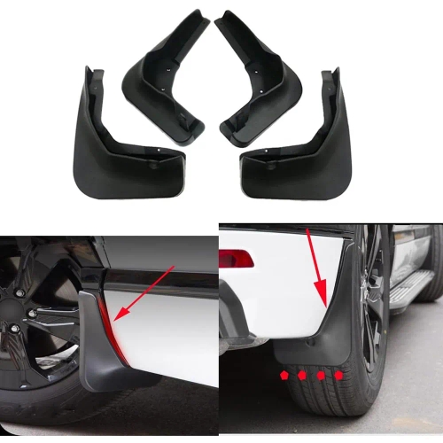 Universal Car Mud Guards – Flexible And Durable Mud Flaps for All Sedan ...