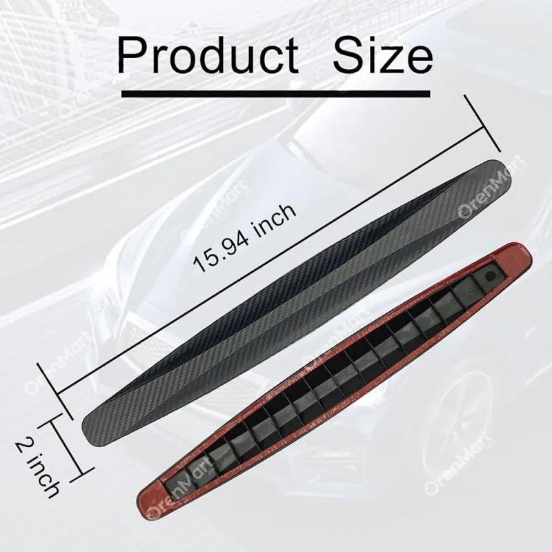 Car Bumper Protector Rubber Stickers, Anti-Scratch Sticker