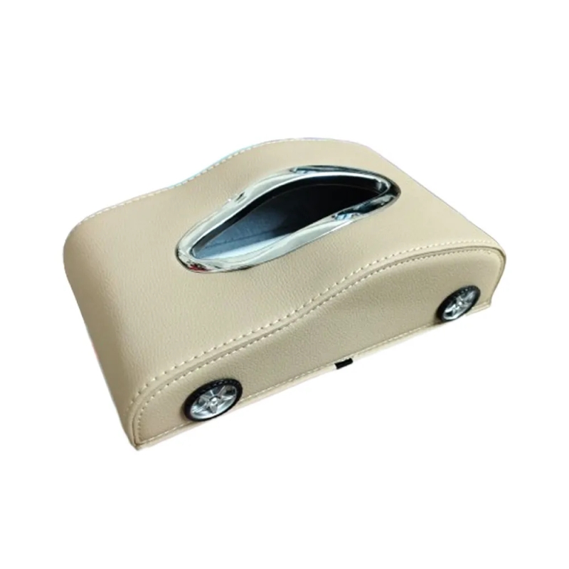 Car Shape Tissue Box PU Leather Universal Tissue Holder