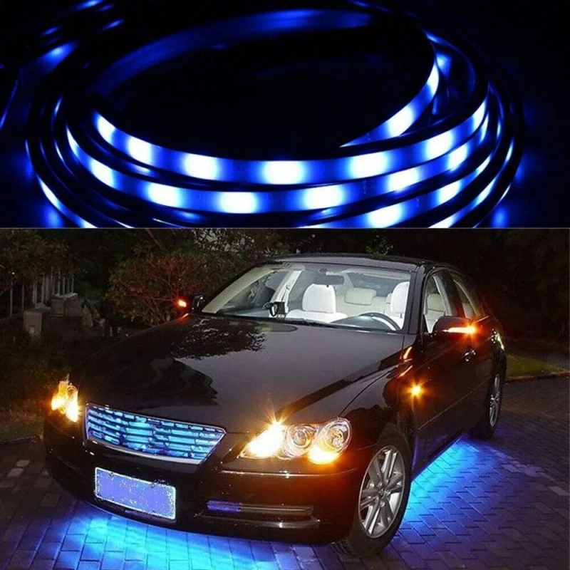 Car Underglow led Light kit 4Pcs Car High Intensity Lights Strip ...
