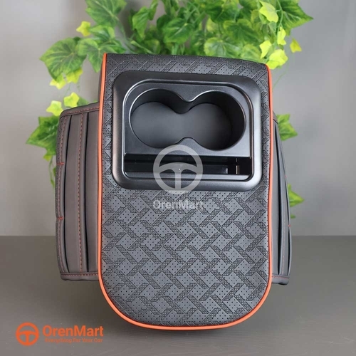 Car Rear Armrest Console Box with Cup Holder – Universal Fit and ...