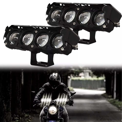 Best Bike Fog Light - High-Powered 4 LED Light for Superior Visibility