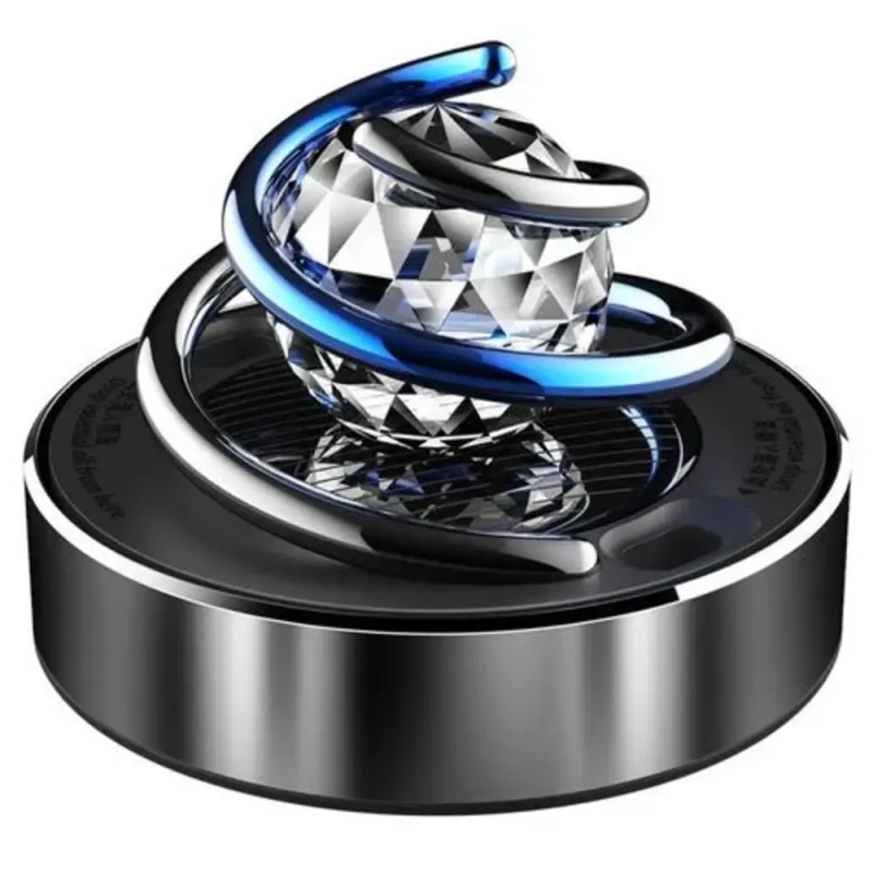 Car Solar Rotating showpiece - Double-Ring Aromatherapy showpiece