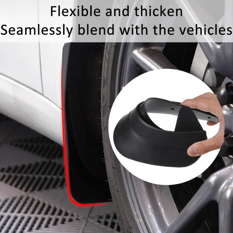 Universal Car Mud Guards – Flexible And Durable Mud Flaps for All Sedan ...