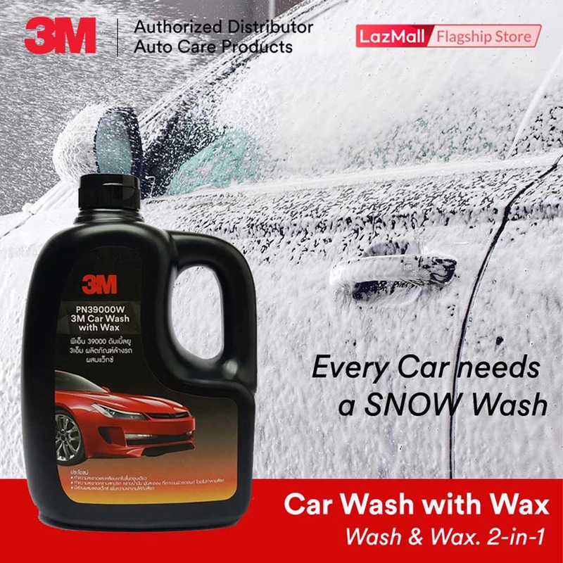 3M Car Wash Shampoo With Wax