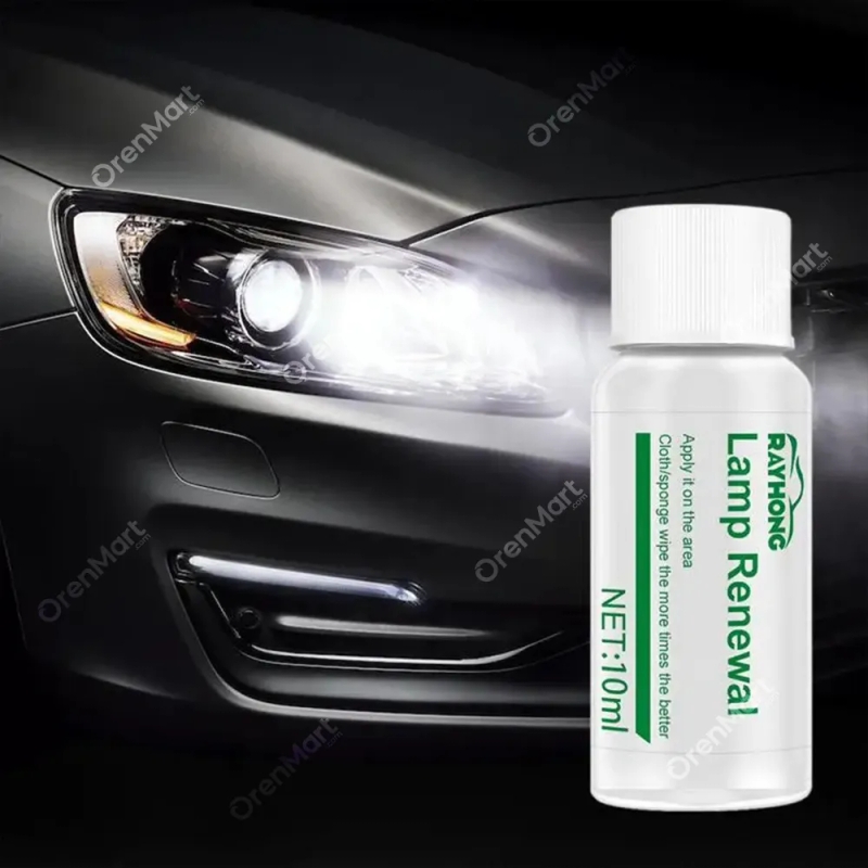 Car Headlight Restoration Polish – 50ML Lamp Renewal Solution