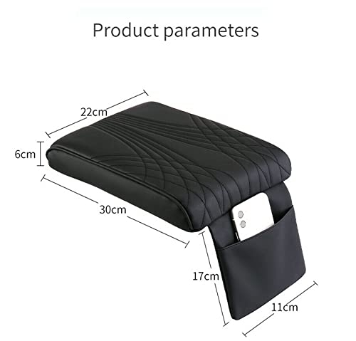 Premium 2 in1 Arm Rest Support With The Tissue Box for Car Interior