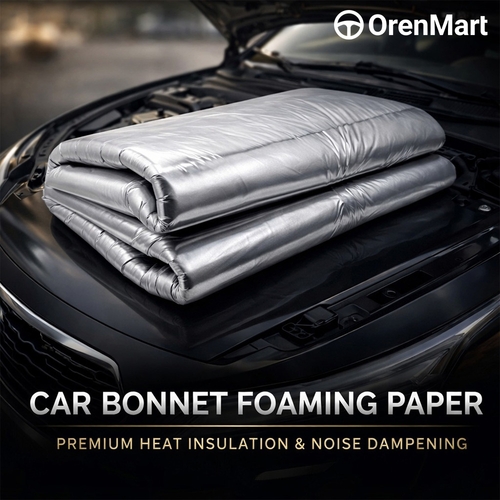 Car Bonnet Foaming Paper – Heat & Sound Insulation Mat (Universal Fit)