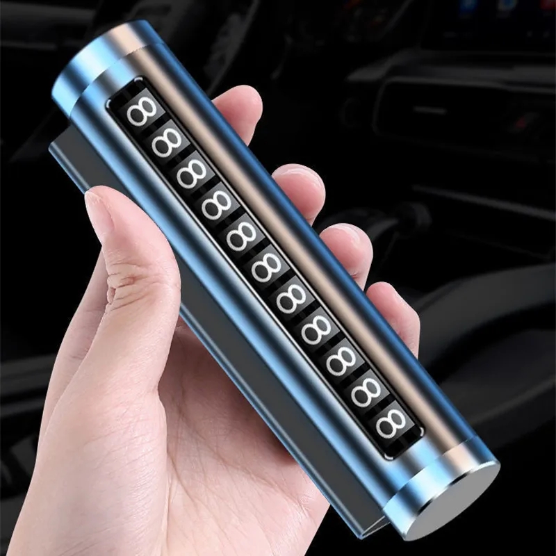 Metal Car Parking Number Card - Roller Type Set Any Number