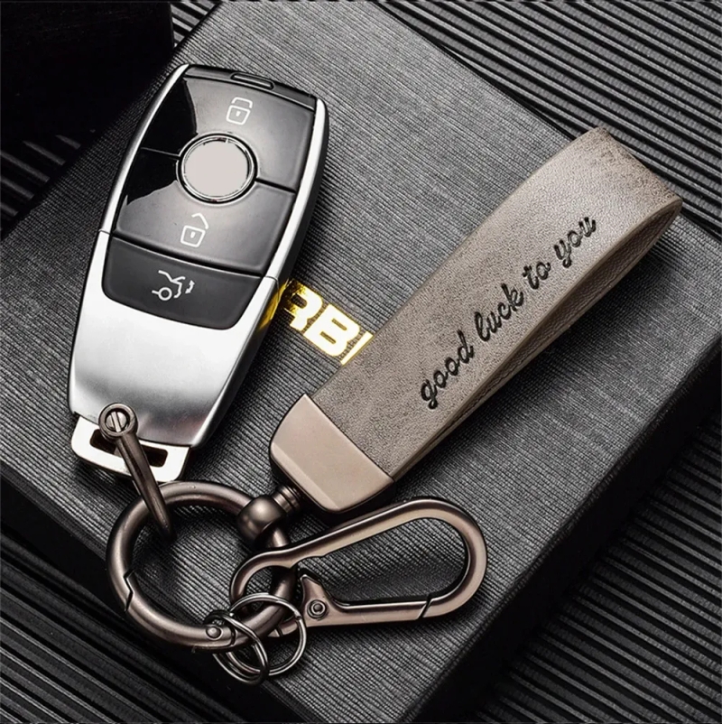 Leather Key Ring, High-Quality and Stylish For Car And Bike