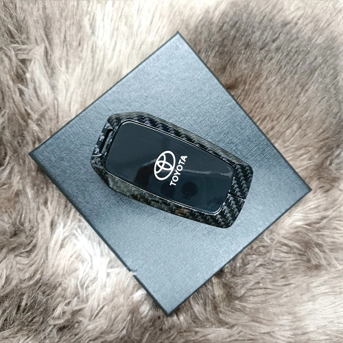 Car Key Remote Cover Metal With Carbon Design Car Remote Cover For ...