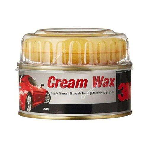 3M Cream Wax Car high Gloss Restores Shine