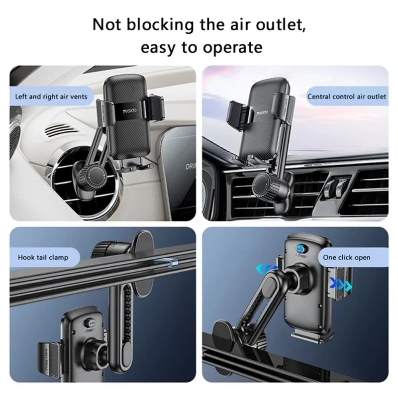 Yesido Car Air Vent mobile holder Universal Car Air Vent Bracket ...