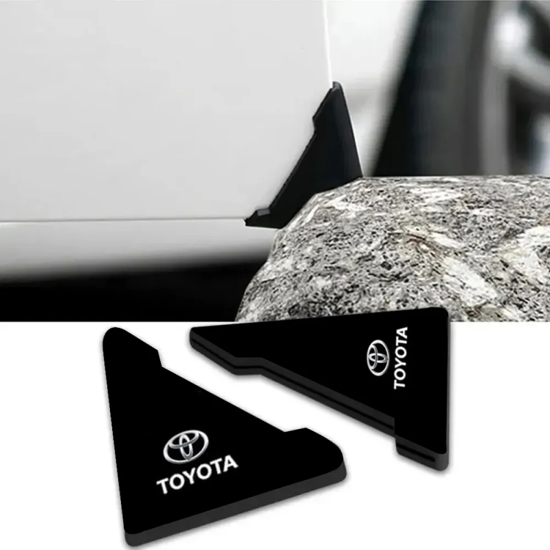 Car Door Corner Protector Black 60x45mm Anti-Opening Collision Scratch ...