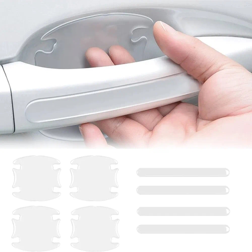 Car Door Handle Scratch Protector 4-Piece Set – Durable Protection ...
