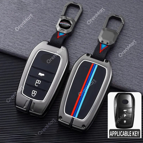Car Metal Remote Cover For Toyota Harrier New, Yaris Cross, Corolla Cross