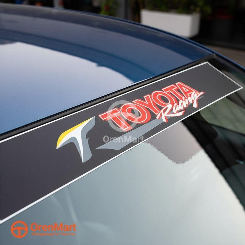 Car Front and Rear Windshield Stickers – Stylish, Durable, Waterproof ...