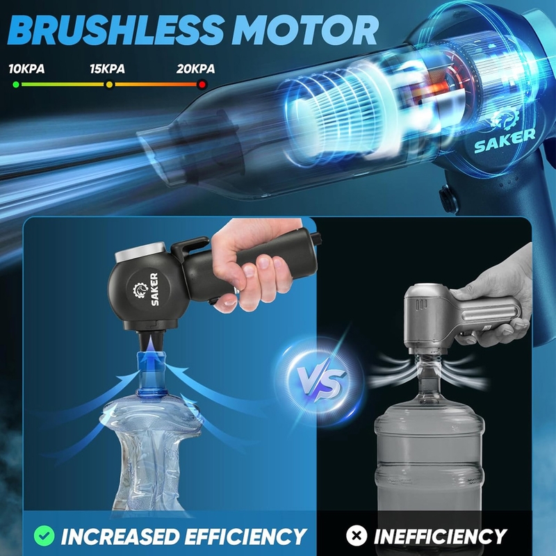 Saker SW-102 Vacuum Cleaner | Powerful 6 in 1 Wireless Vacuum Cleaner ...