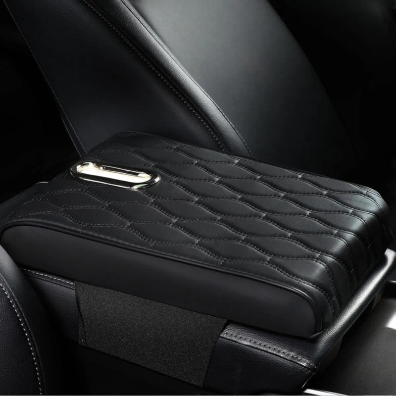 Premium 2 in1 Arm Rest Support With The Tissue Box for Car Interior