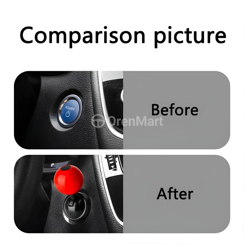 Car Push Start Button Cover – Stylish Push Button Cover for All Cars