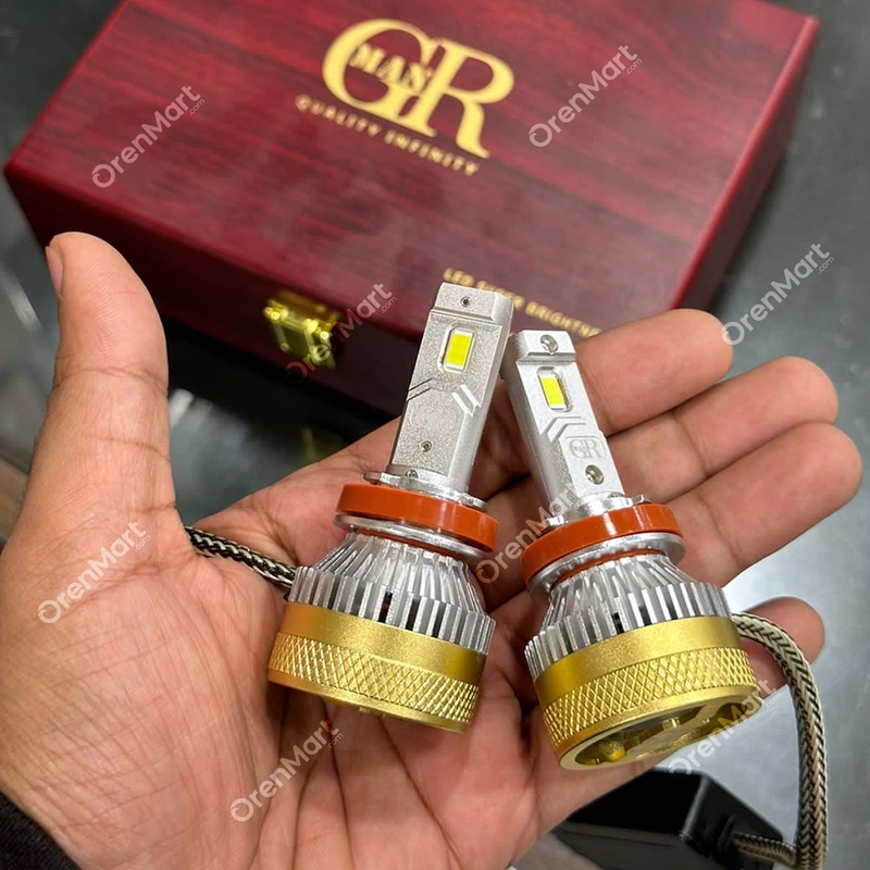 Car LED headlights GR 200W LED bulbs 100% waterproof headlights night ...