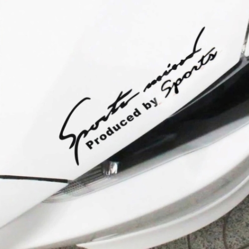 Car Bonnet Sticker Sports Design Waterproof Decal