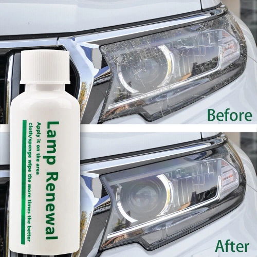 Car Headlight Restoration Polish – Lamp Renewal Solution 50ml | OrenMart