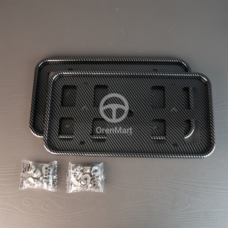 Carbon Fiber Style Number Plate Frame – Modern Styling with High ...