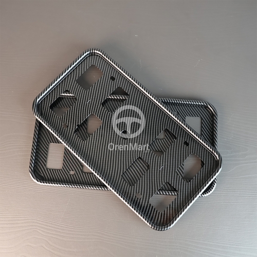 Carbon Fiber Style Number Plate Frame – Modern Styling with High ...
