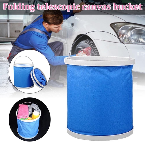 Foldable Car Washing Bucket - Easy to Carry and Perfect for Car Cleaning