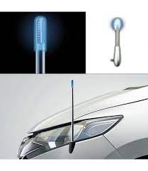 Car bonnet pole light with glue