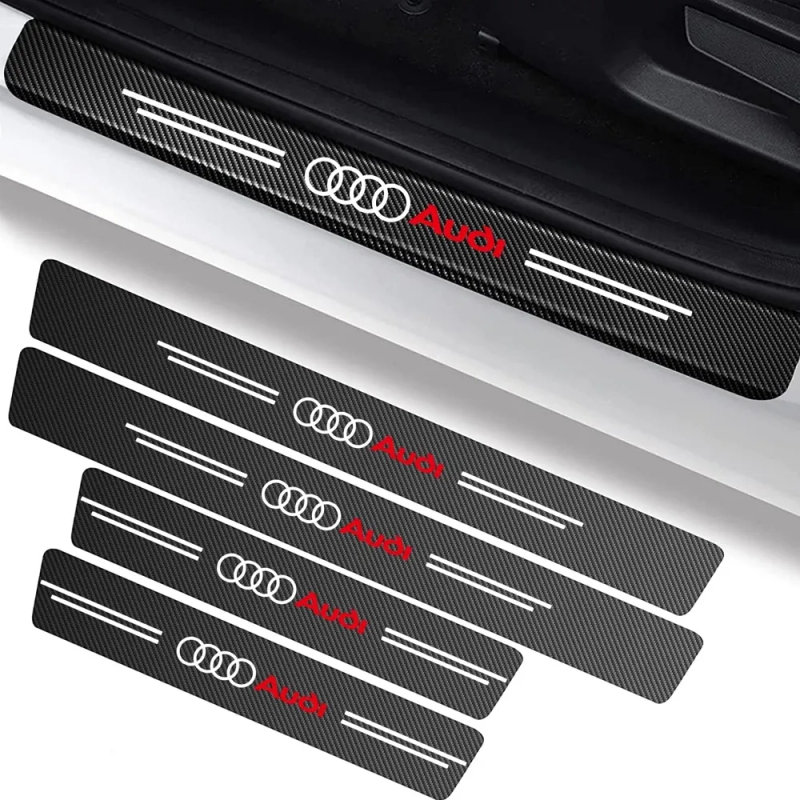 Carbon Fiber Car Door Sill Protectors 4pcs Set– Stylish And Durable ...