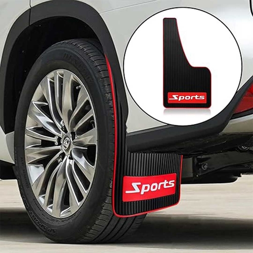 High-Quality Car Silicon Rubber Mudguard 4PCS – Universal Fit, Flexible ...