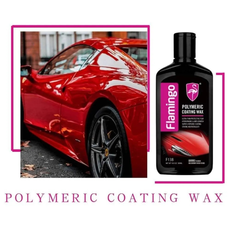 Flamingo Polymeric Coating Wax 300 ML – Advanced Protective Wax for ...