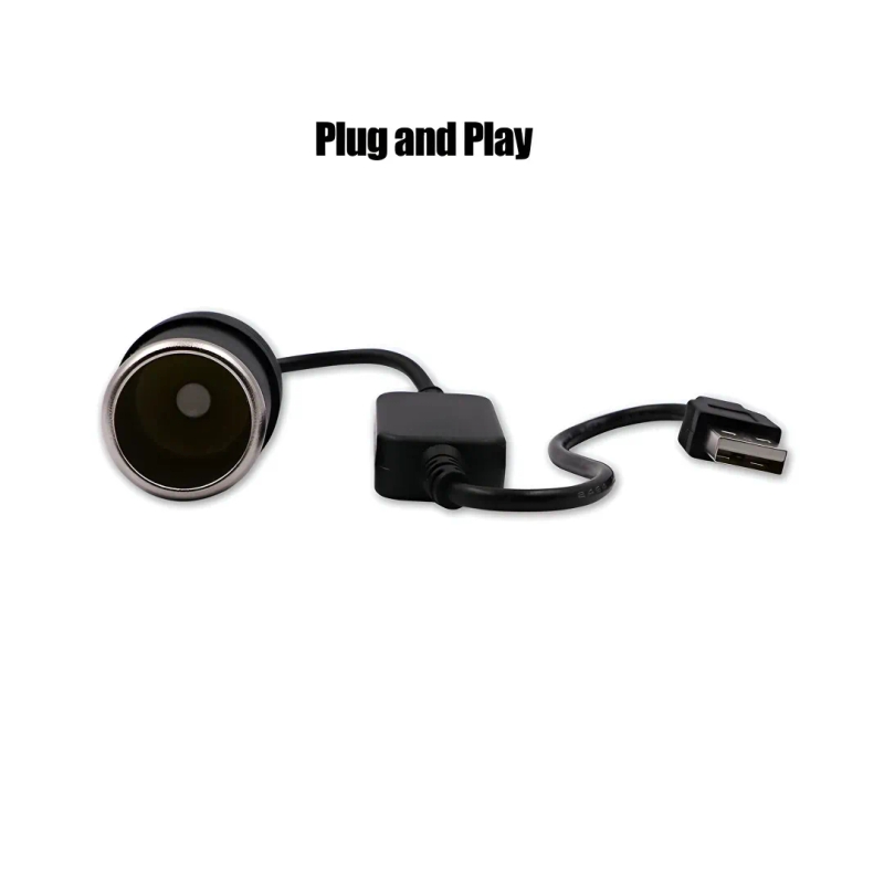 Car Cigarette Lighter Socket Adapter | 12V USB Female Port