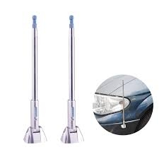 Car bonnet pole light with glue