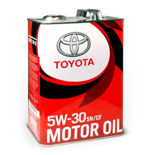 TOYOTA Genuine MOTOR OIL 5W-30 SN/CF 4 LTR