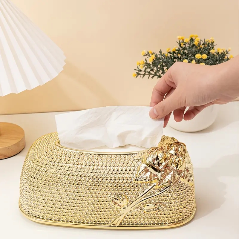 Luxury Drawout Tissue Box, European-style Tissue Box