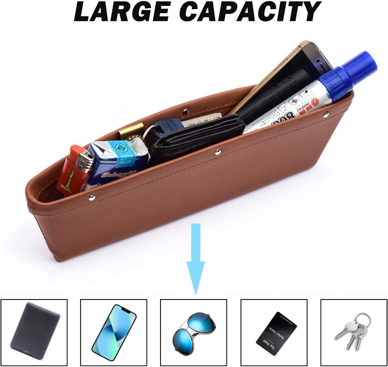 Car Seat Pocket Catcher: Car Seat Gap Filler Organizer: Car Seat Pocket ...