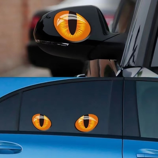 Car Horror Eye Sticker - Perfect Stickers for Car Rearview, Side ...