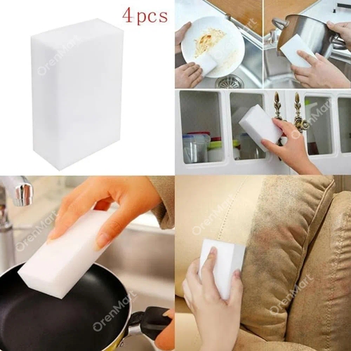 Magic Cleaning Foam: Your Ultimate Cleaning Solution 4 Pcs Set